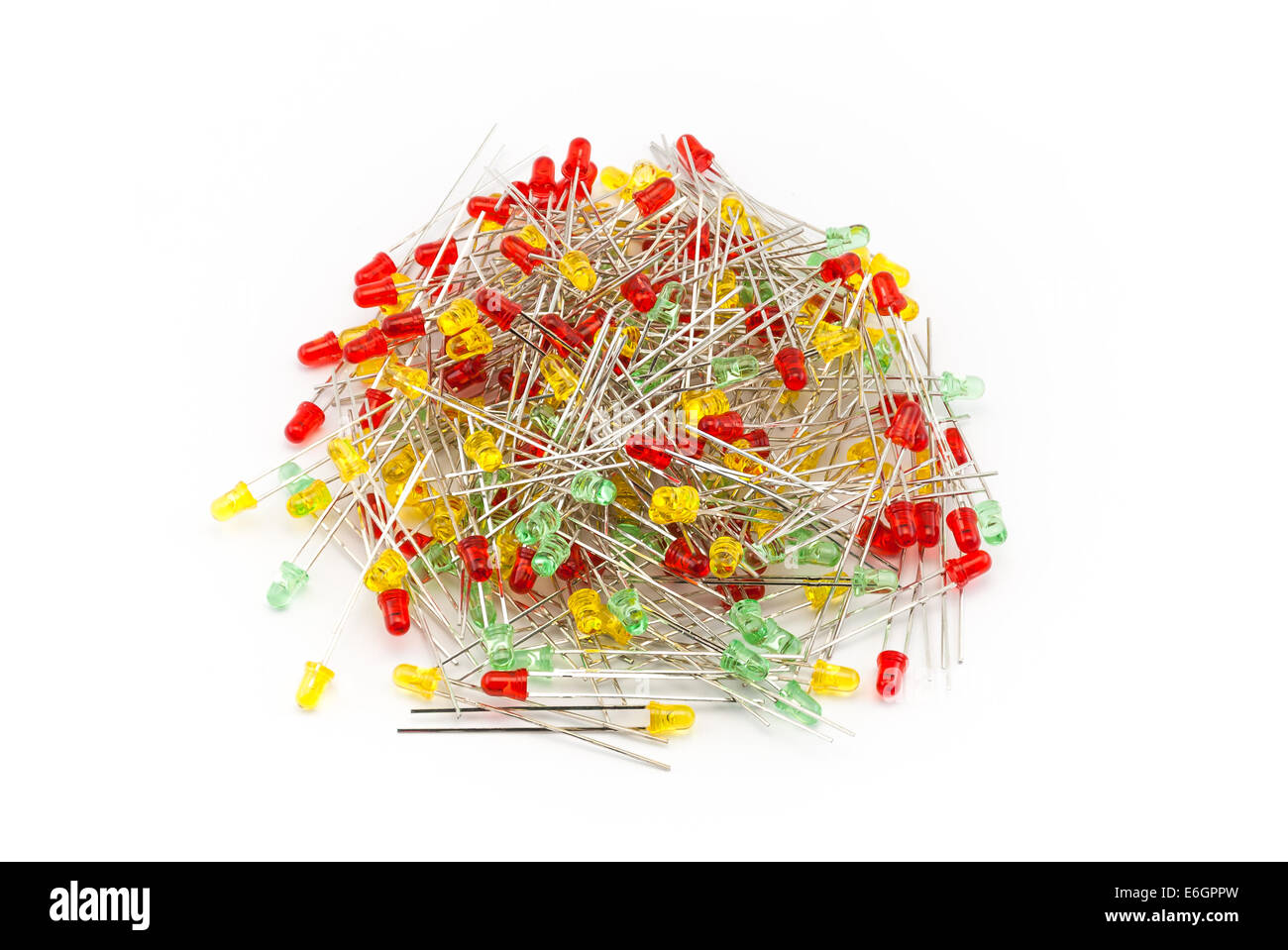 Pile of Red Yellow and Green LED Light Bulbs Stock Photo - Alamy