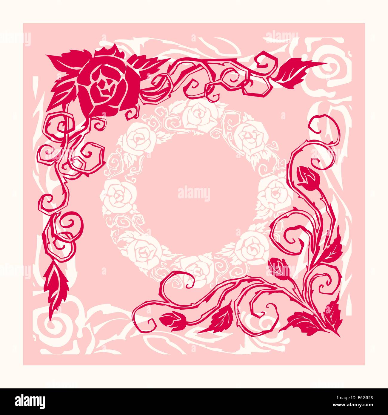 Corner Design Set - vinyl-ready design Stock Photo - Alamy