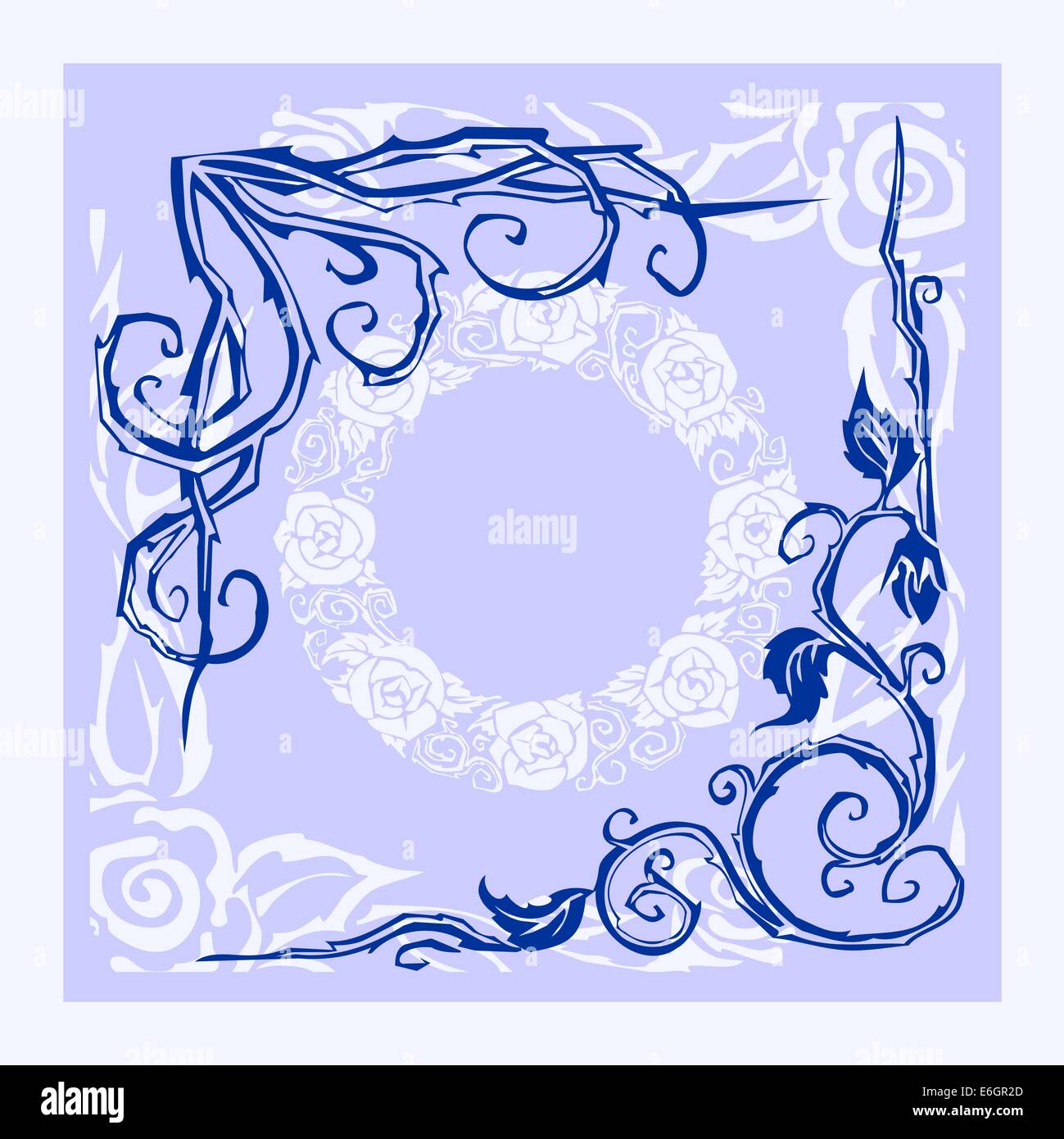 Corner Design Set - vinyl-ready design Stock Photo - Alamy