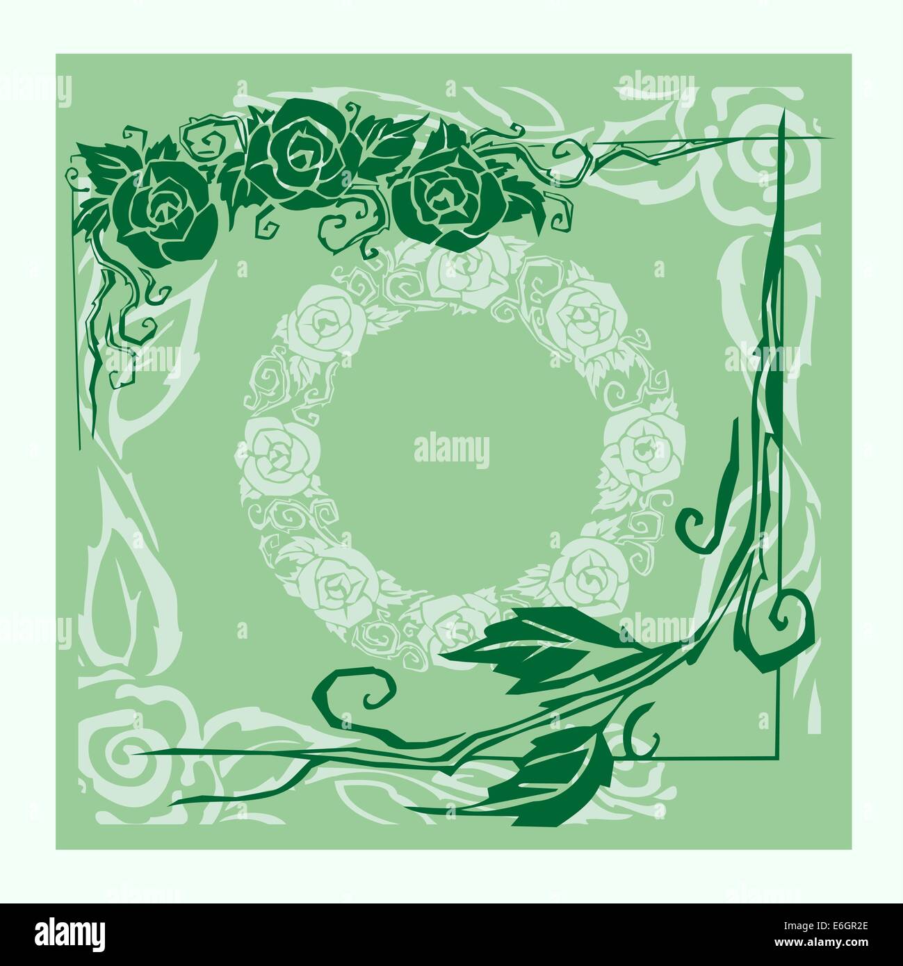 Corner Design Set - vinyl-ready design Stock Photo - Alamy