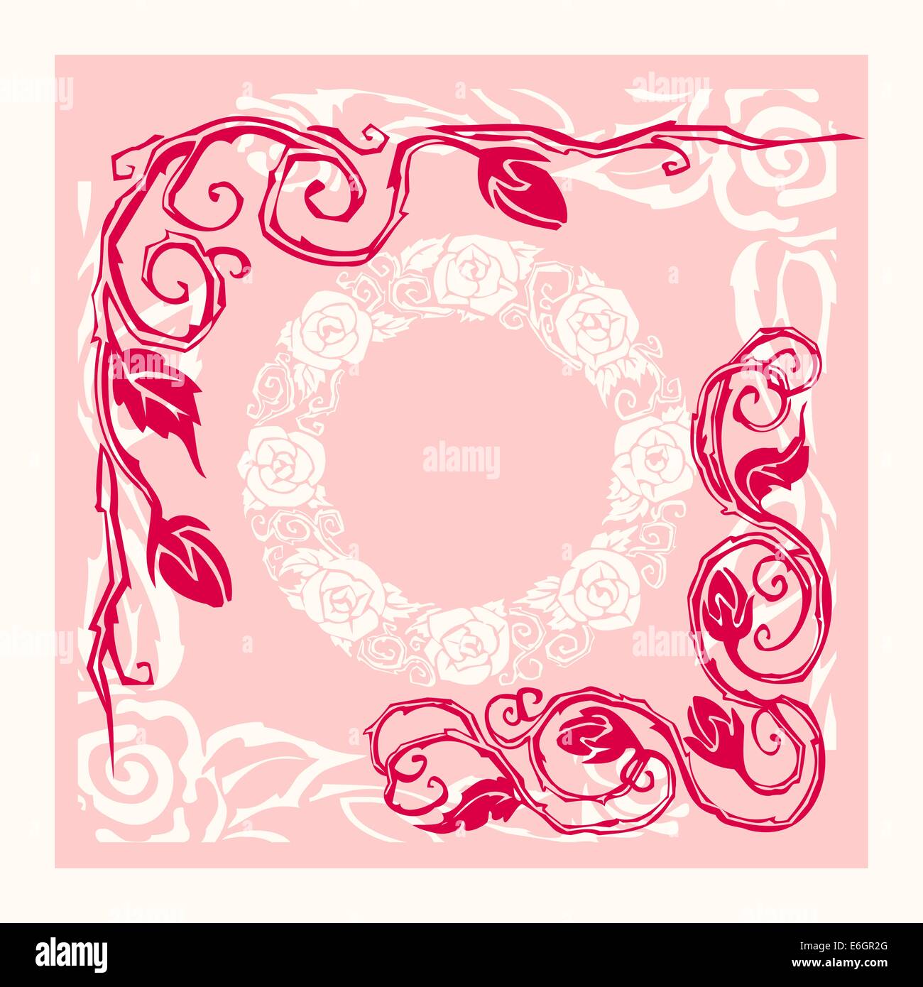 Corner Design Set - vinyl-ready design Stock Photo - Alamy