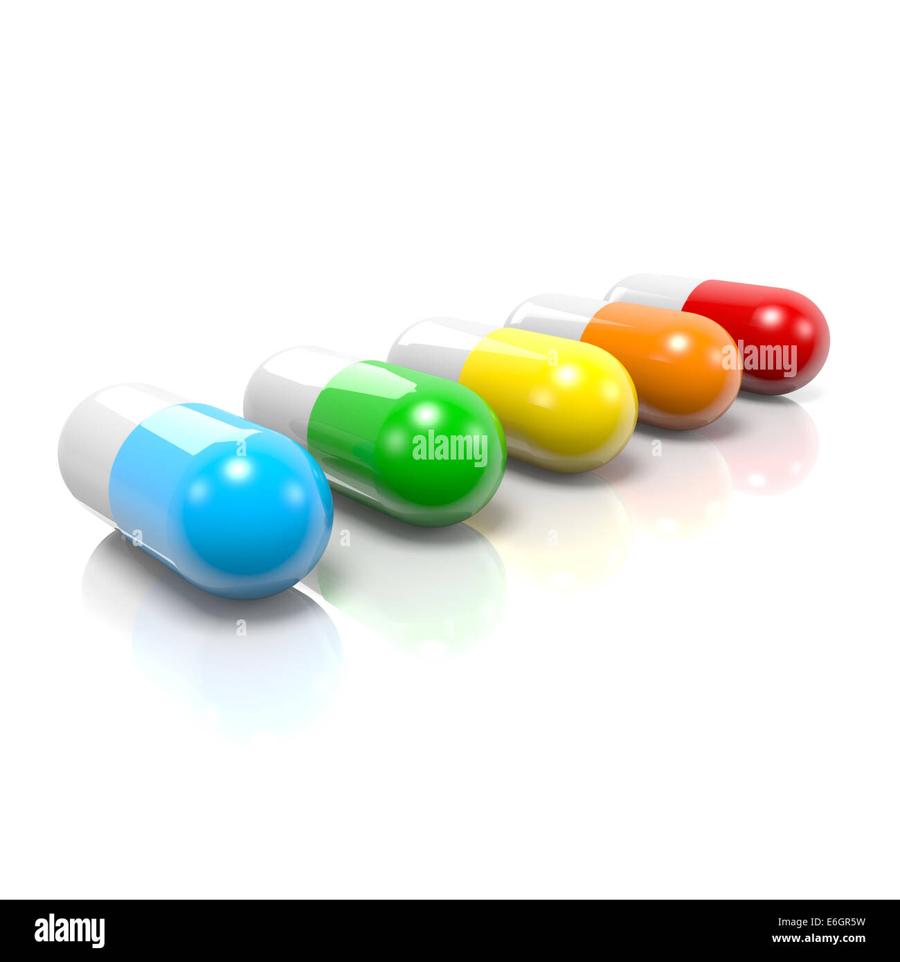 Rainbow pill Cut Out Stock Images & Pictures - Alamy