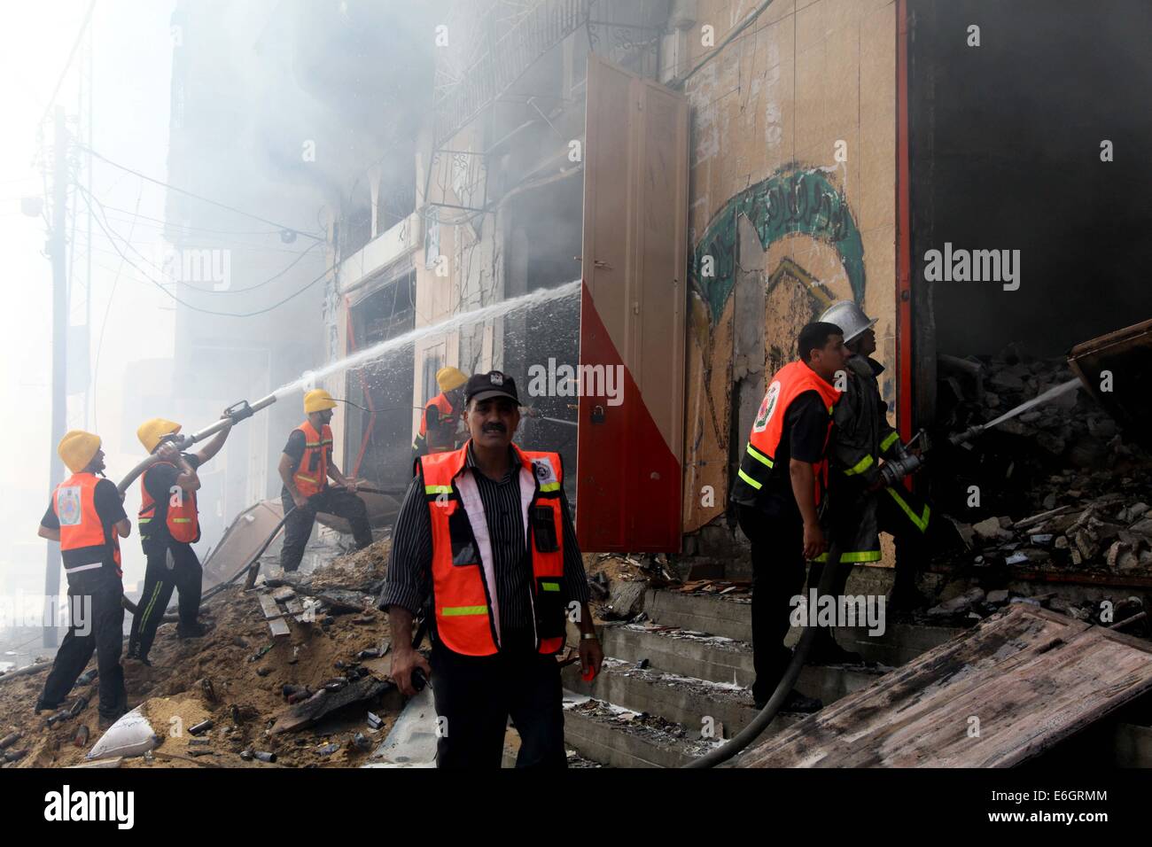 Gaza City, Gaza Strip, Palestinian Territory. 23rd Aug, 2014 ...