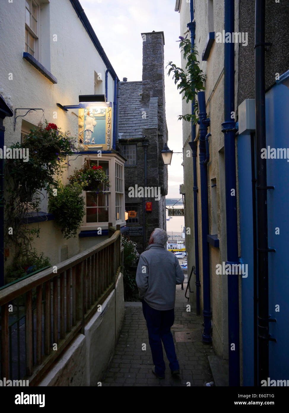 Tenby quay hill hi-res stock photography and images - Alamy