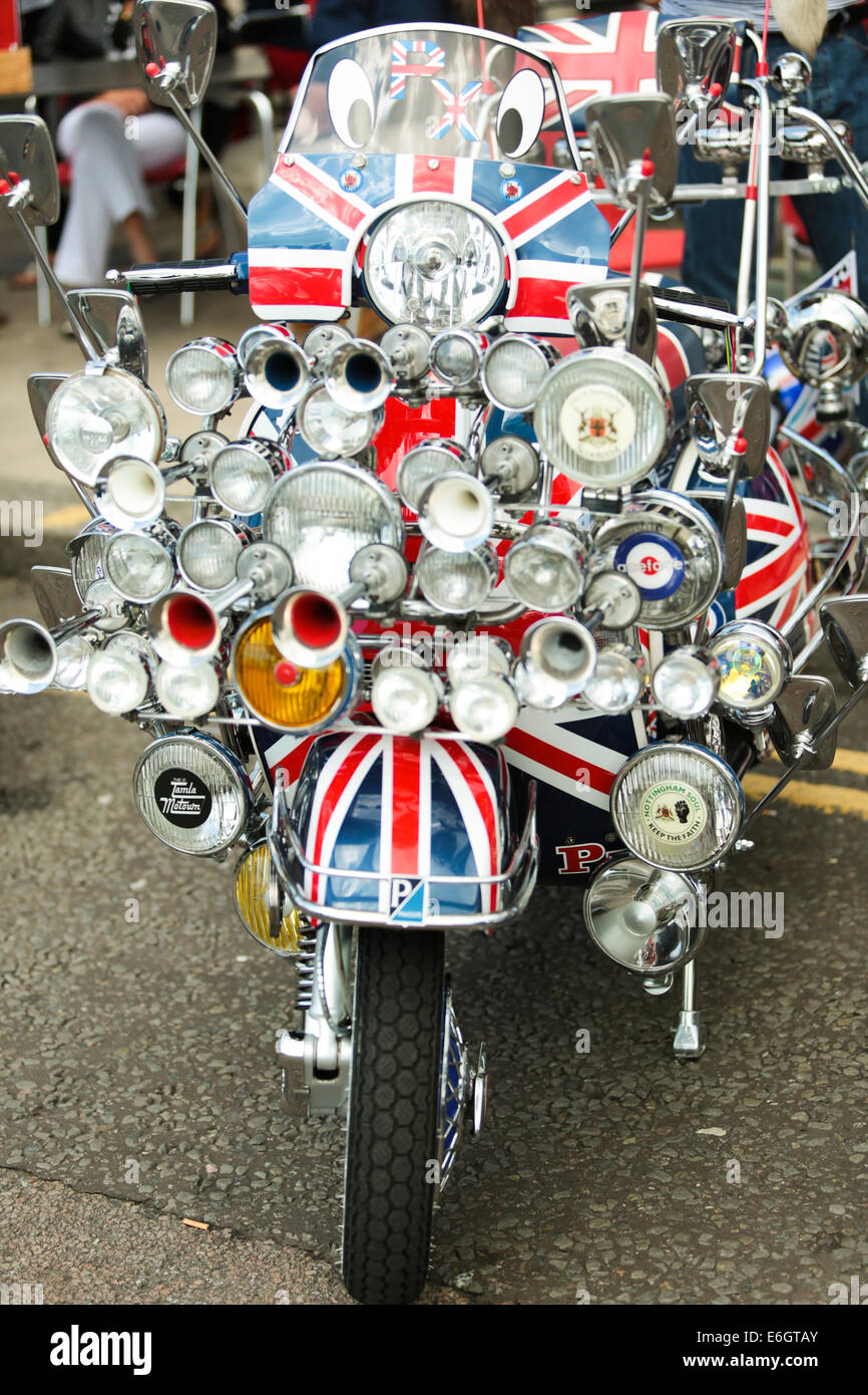 Mods british flag hi-res stock photography and images - Alamy