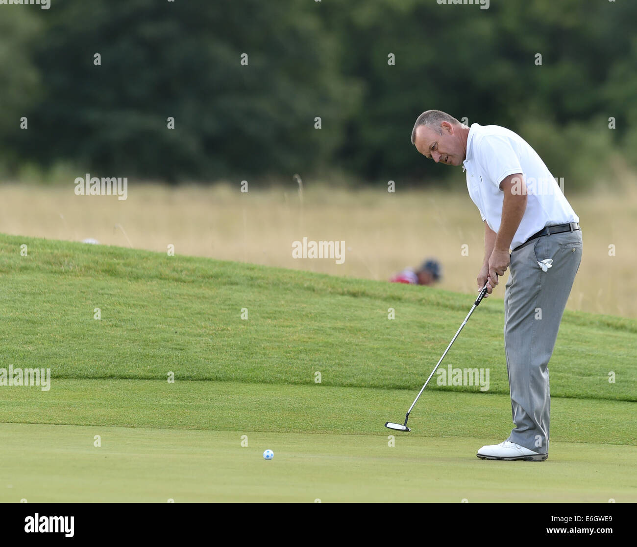 Darlington, UK. 23rd Aug, 2014. English Senior Open Golf. Rockcliffe ...