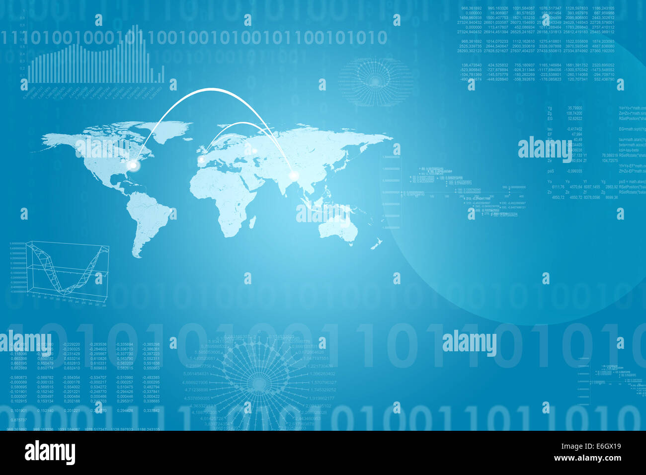 World map with figures Stock Photo - Alamy