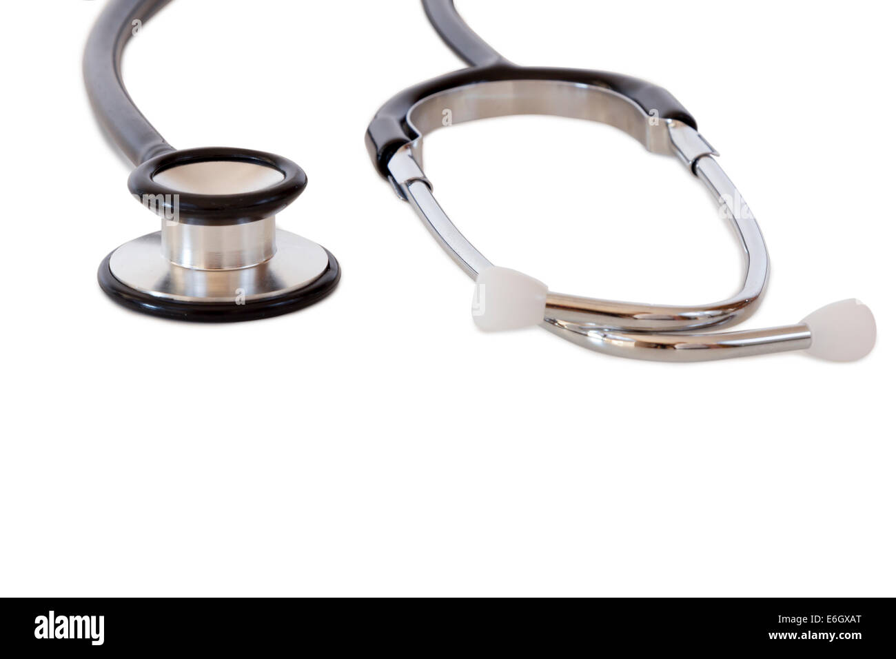 A Stethoscope isolated on white background Stock Photo - Alamy