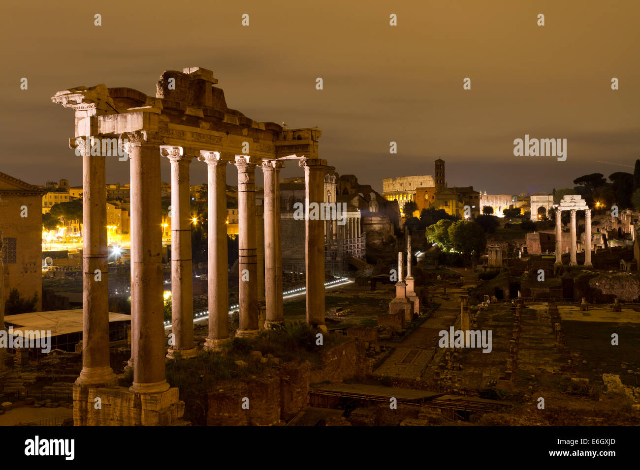 Roman Forum Rome Italy Stock Photo - Alamy