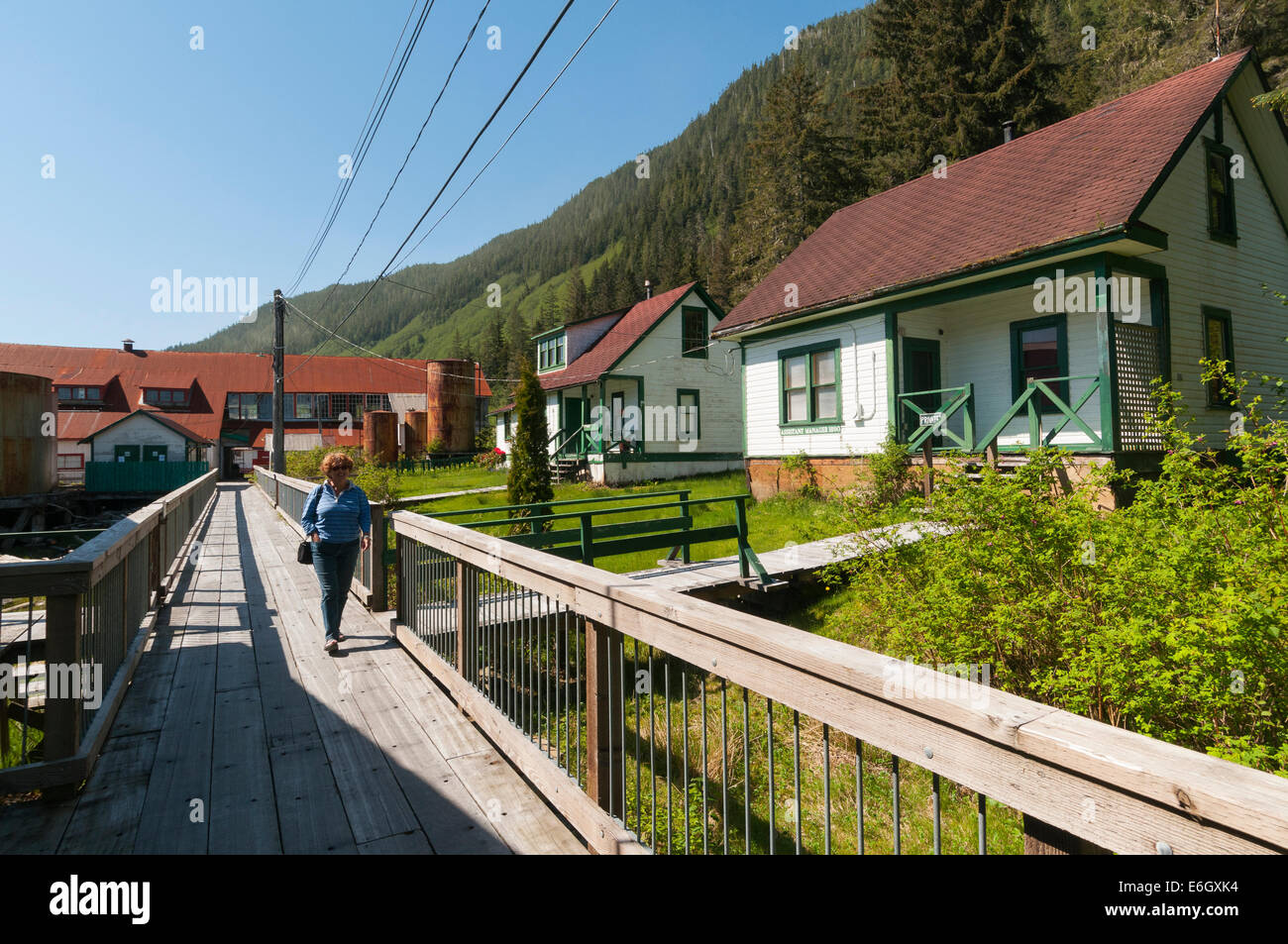 Elk203-4270 Canada, British Columbia, Port Edward, North Pacific ...