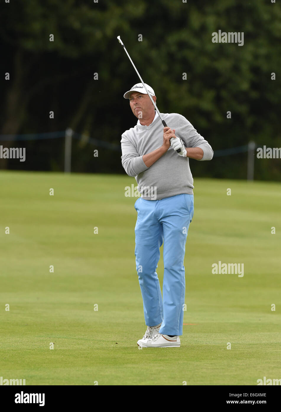 Darlington, UK. 23rd Aug, 2014. English Senior Open Golf. Rockcliffe ...