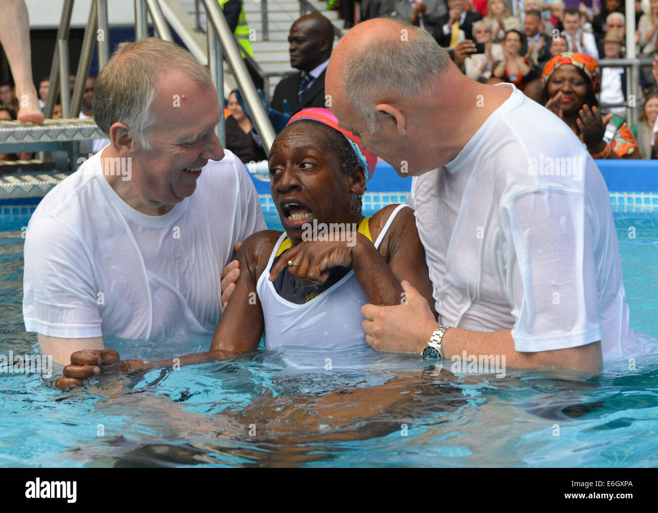 Twickenham, London, UK. 23rd August 2014. One of the 300 full immersion ...