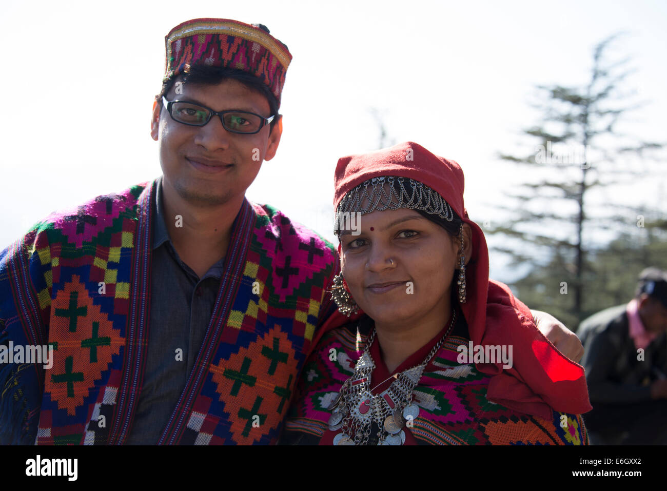 Traditional kinnaur costume hi-res stock photography and images - Alamy