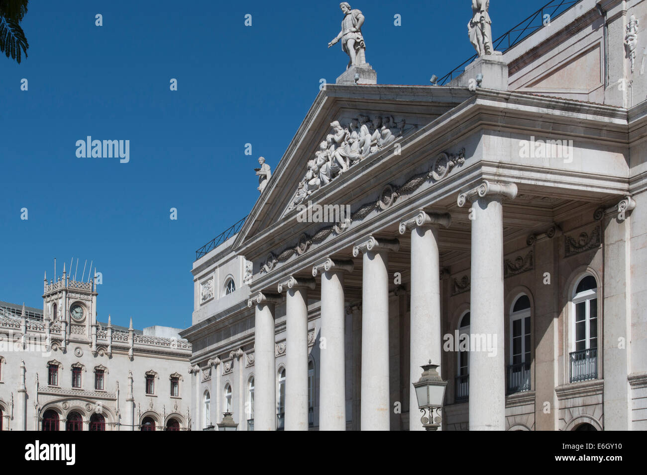 Teatro Nacional D. Maria II (National Theatre D. Maria II), located in ...