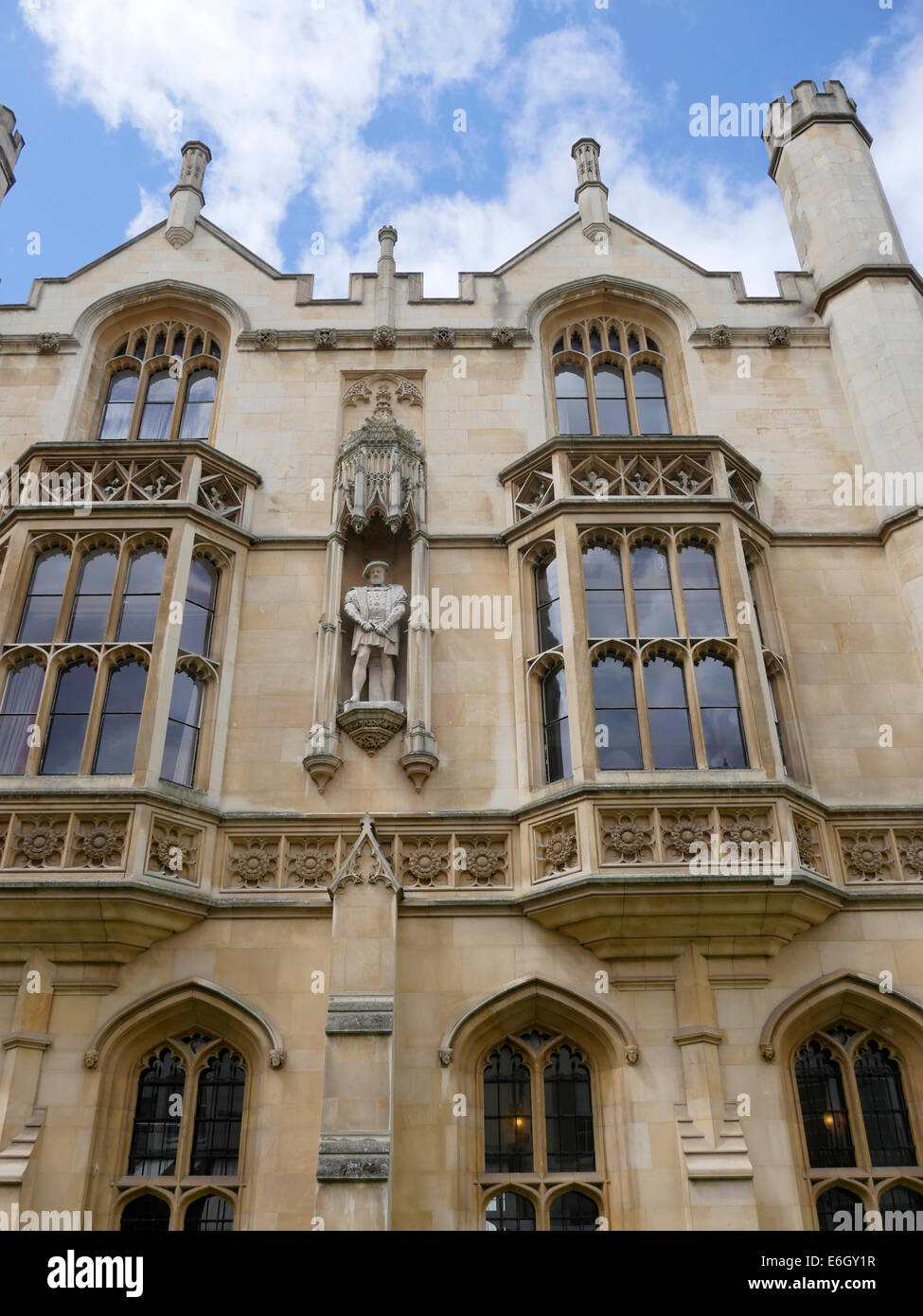 Kings College grounds, Cambridge University, Cambridge England Stock ...