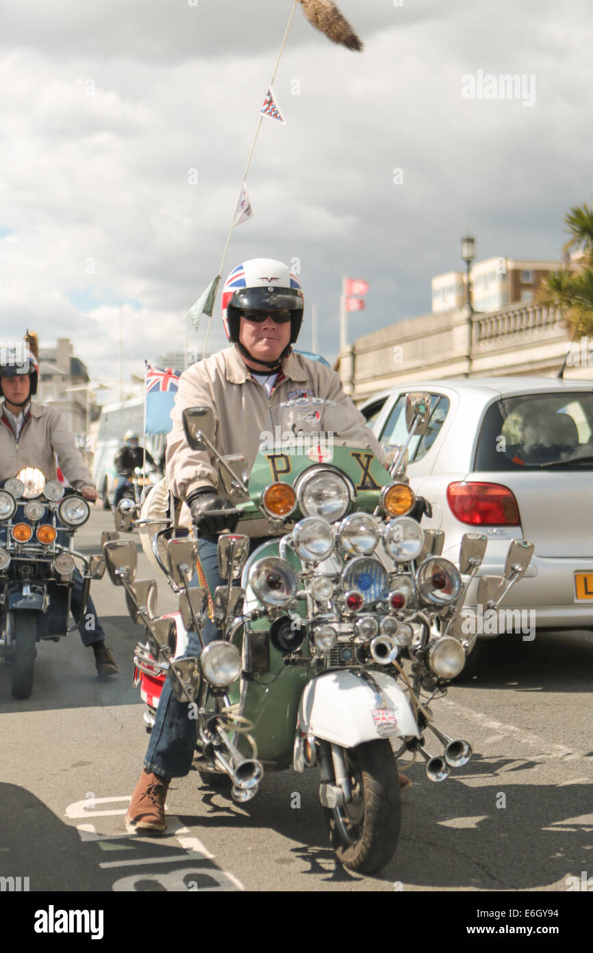 Mod scooter face hi-res stock photography and images - Alamy