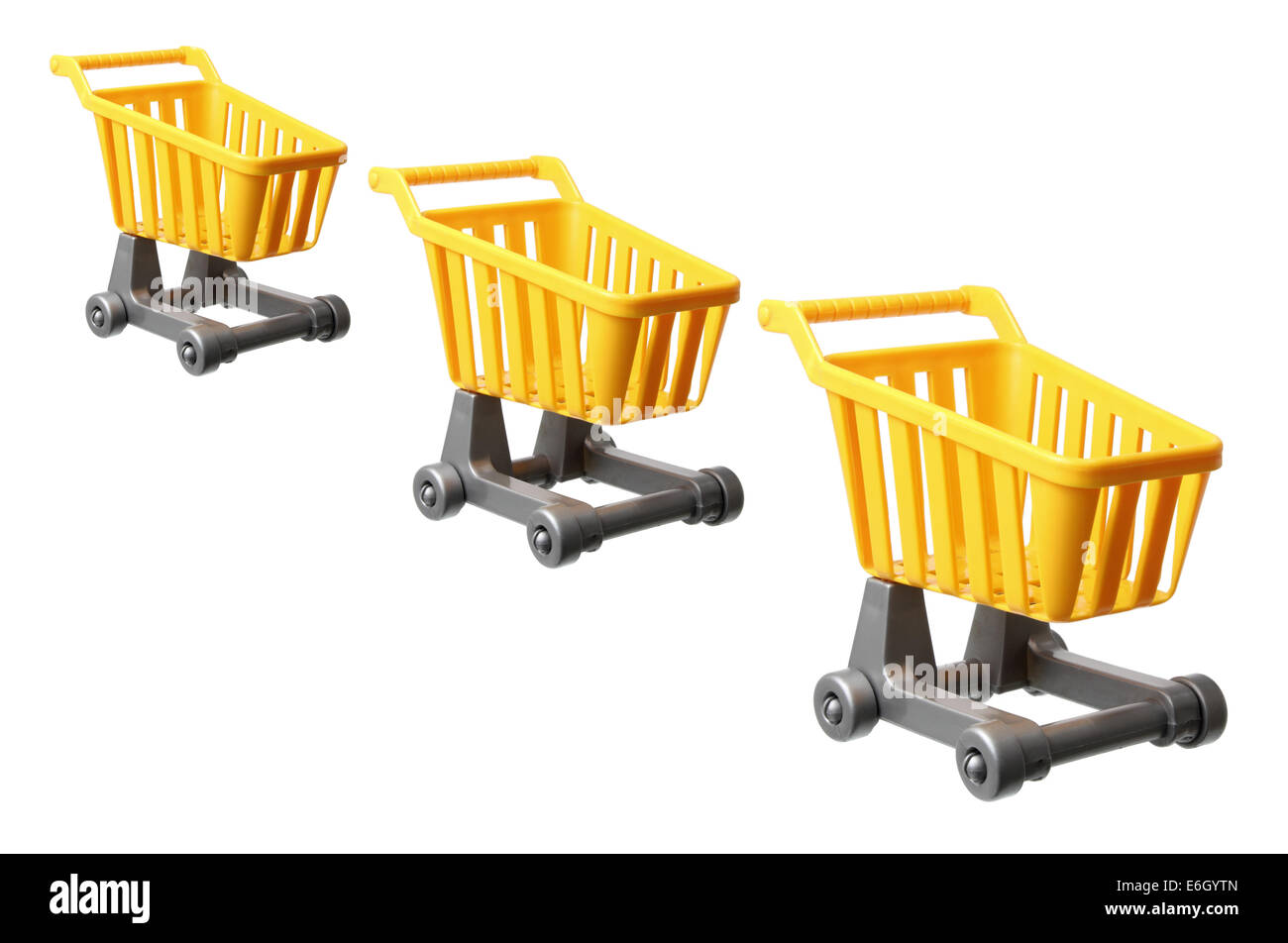 Miniature Shopping Trolleys Stock Photo - Alamy