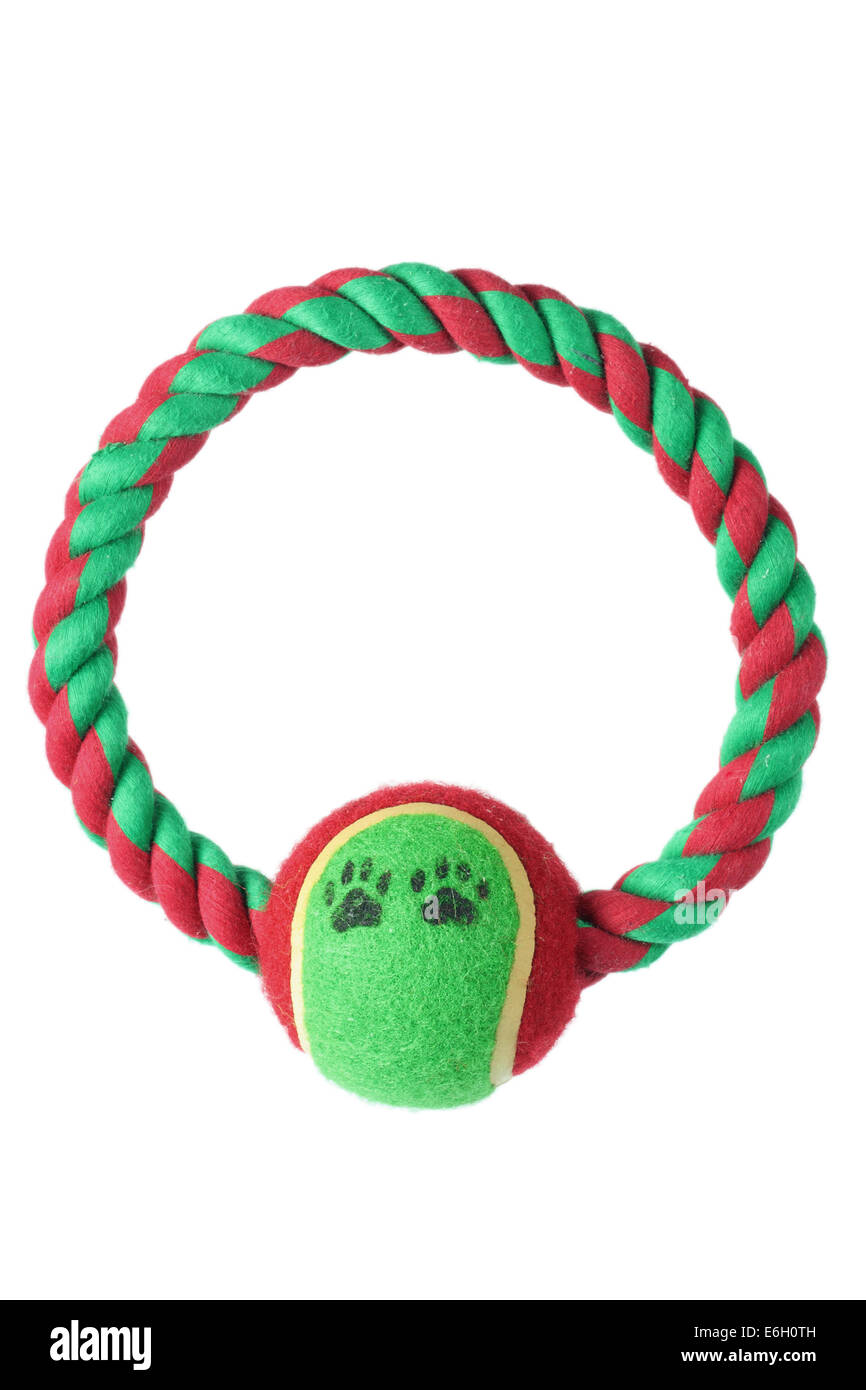 Dog rope toy Cut Out Stock Images & Pictures - Alamy