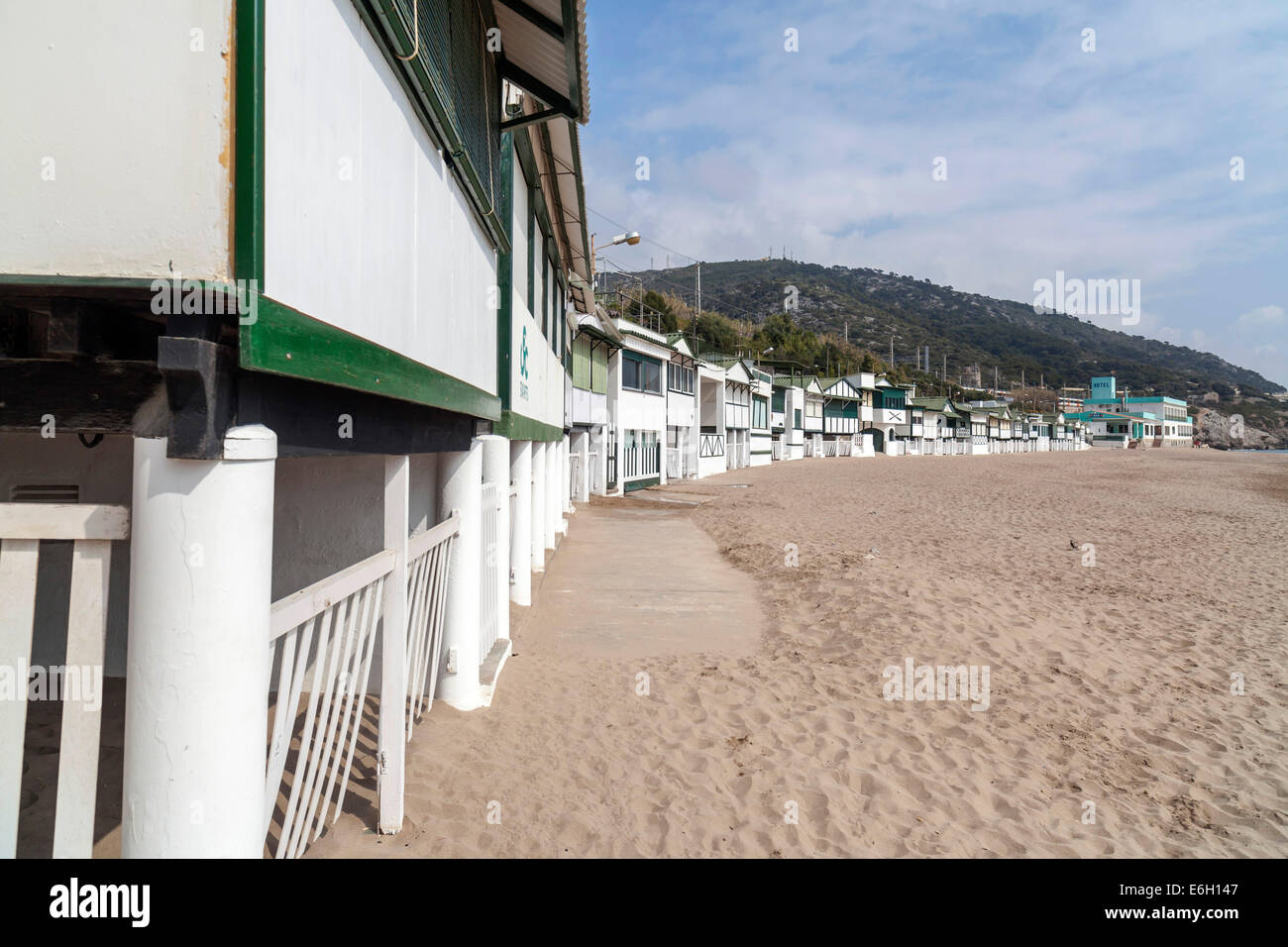 Beach of Garraf,Sitges,Catalonia,Spain Stock Photo - Alamy