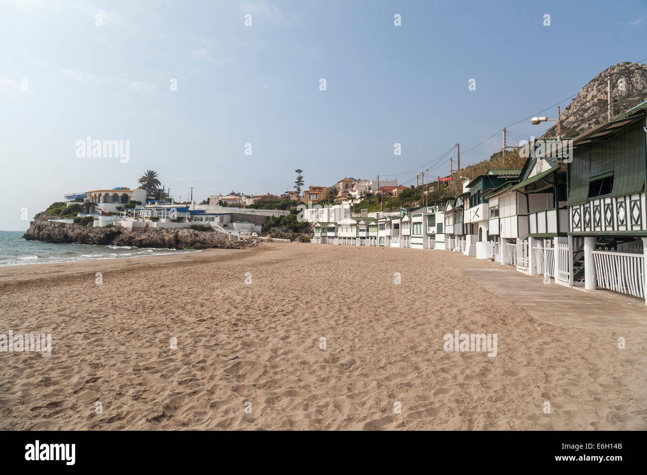 Beach of Garraf,Sitges,Catalonia,Spain Stock Photo - Alamy