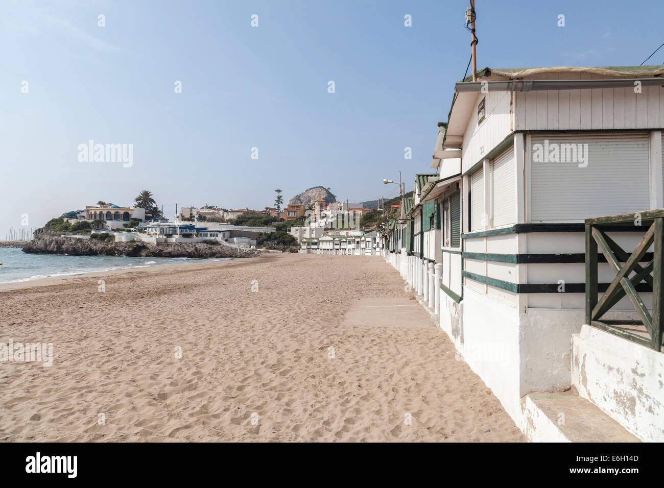 Beach of Garraf,Sitges,Catalonia,Spain Stock Photo - Alamy