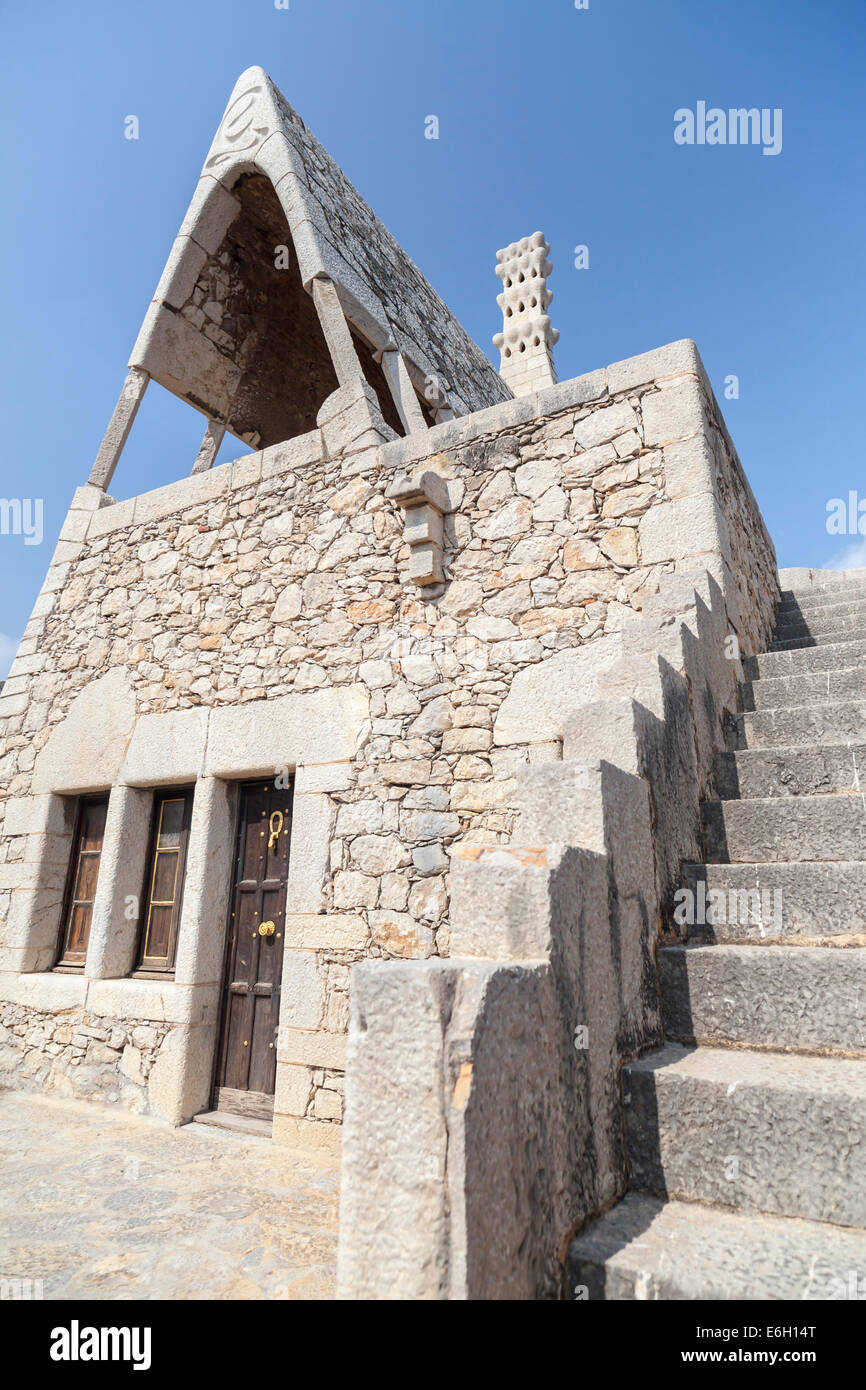 Celler Güell by Antoni Gaudí,Garraf,Sitges,Catalonia,Spain Stock Photo ...