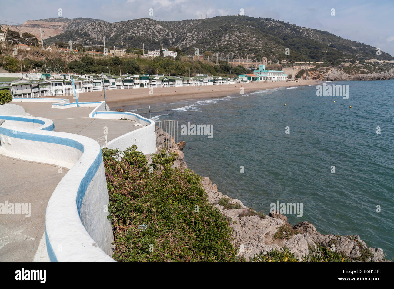 Garraf village beach hi-res stock photography and images - Alamy