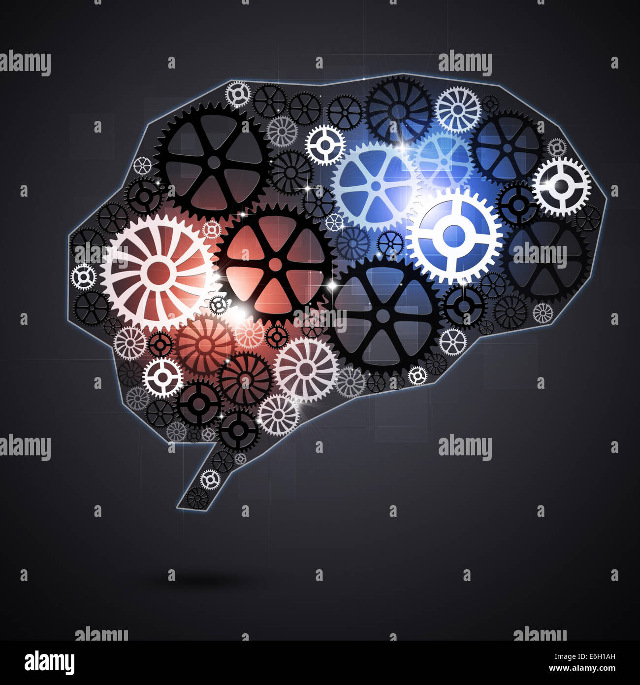 Brain abstract concept shape hi-res stock photography and images - Alamy