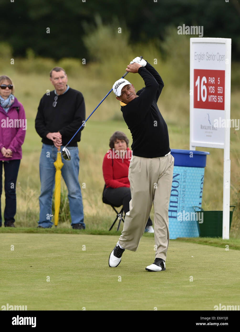Darlington, UK. 23rd Aug, 2014. English Senior Open Golf. Rockcliffe ...