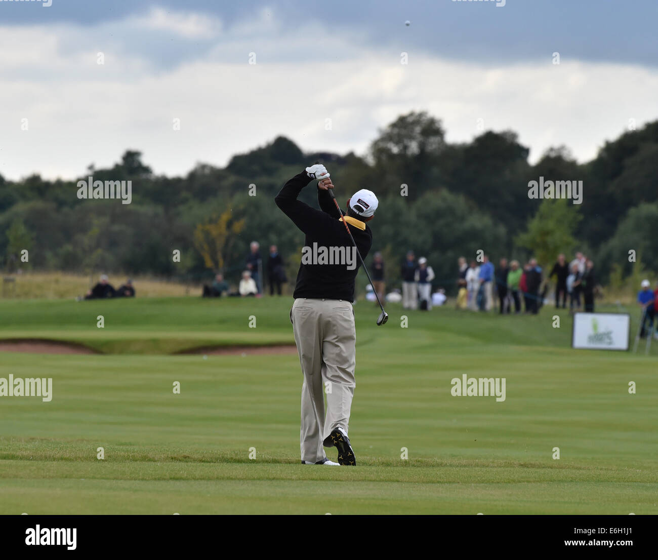 Darlington, UK. 23rd Aug, 2014. English Senior Open Golf. Rockcliffe ...