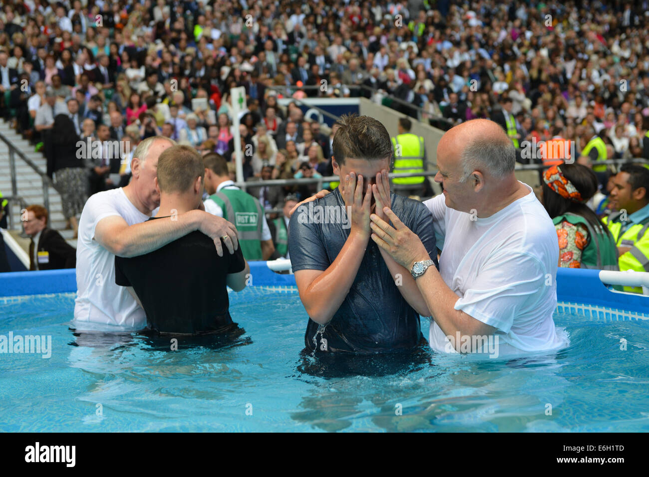 Twickenham, London, UK. 23rd August 2014. One of the 300 full immersion ...