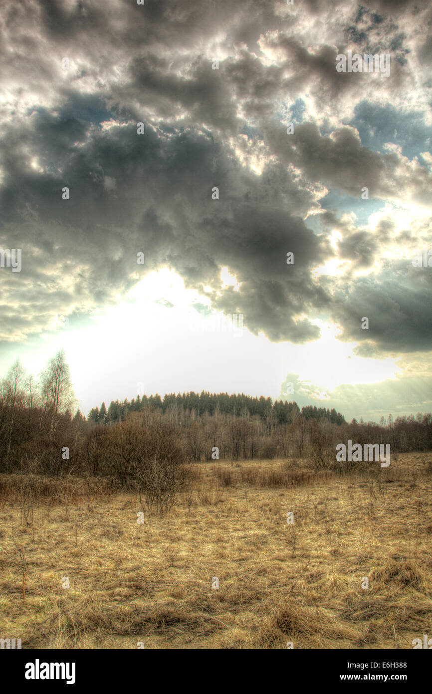 spring landscape HDR Stock Photo - Alamy