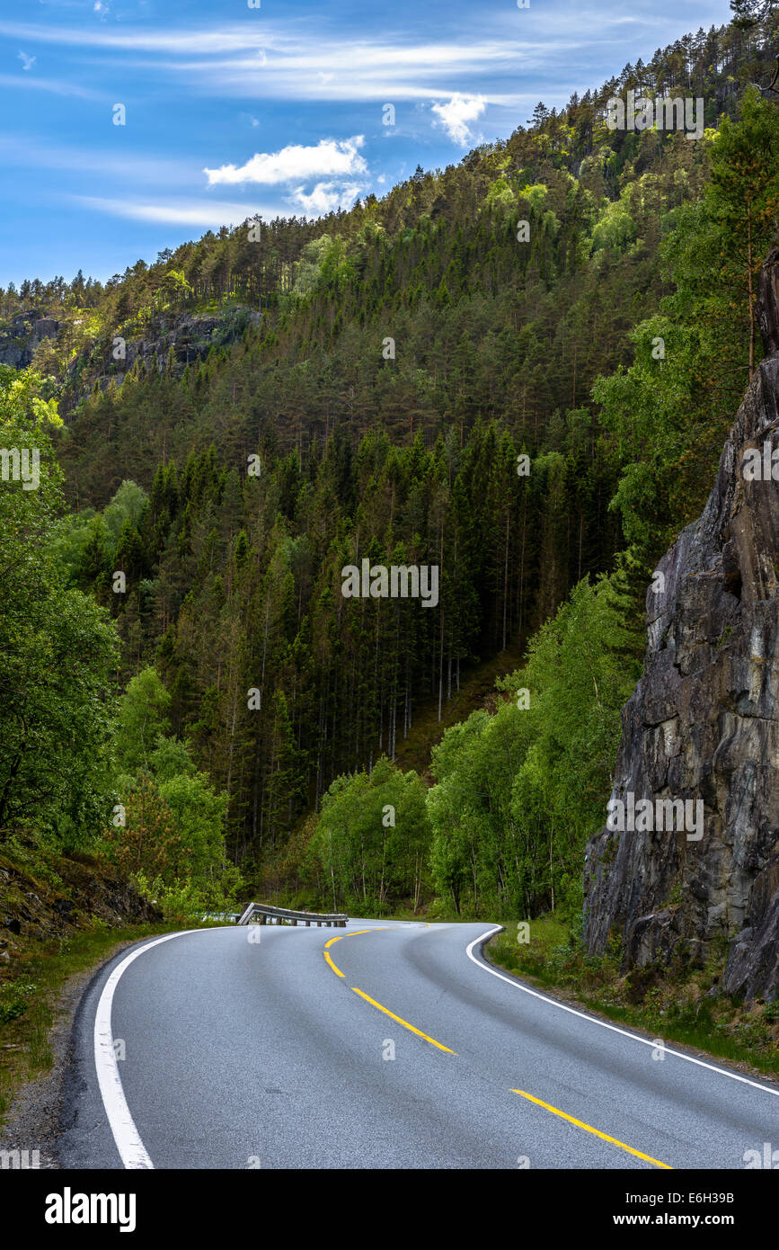 beautiful Norway scenery in a sunny spring day Stock Photo - Alamy