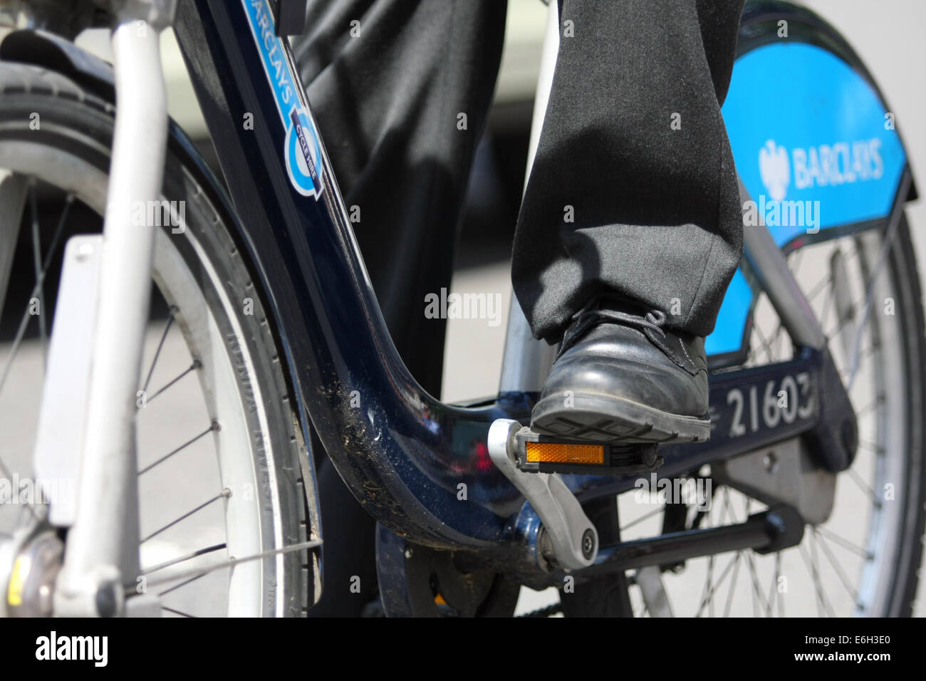 Foot bicycles hi-res stock photography and images - Alamy