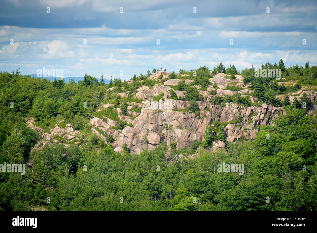 Section of Beehive Mountain Acadia National Park, Mount Desret Island ...