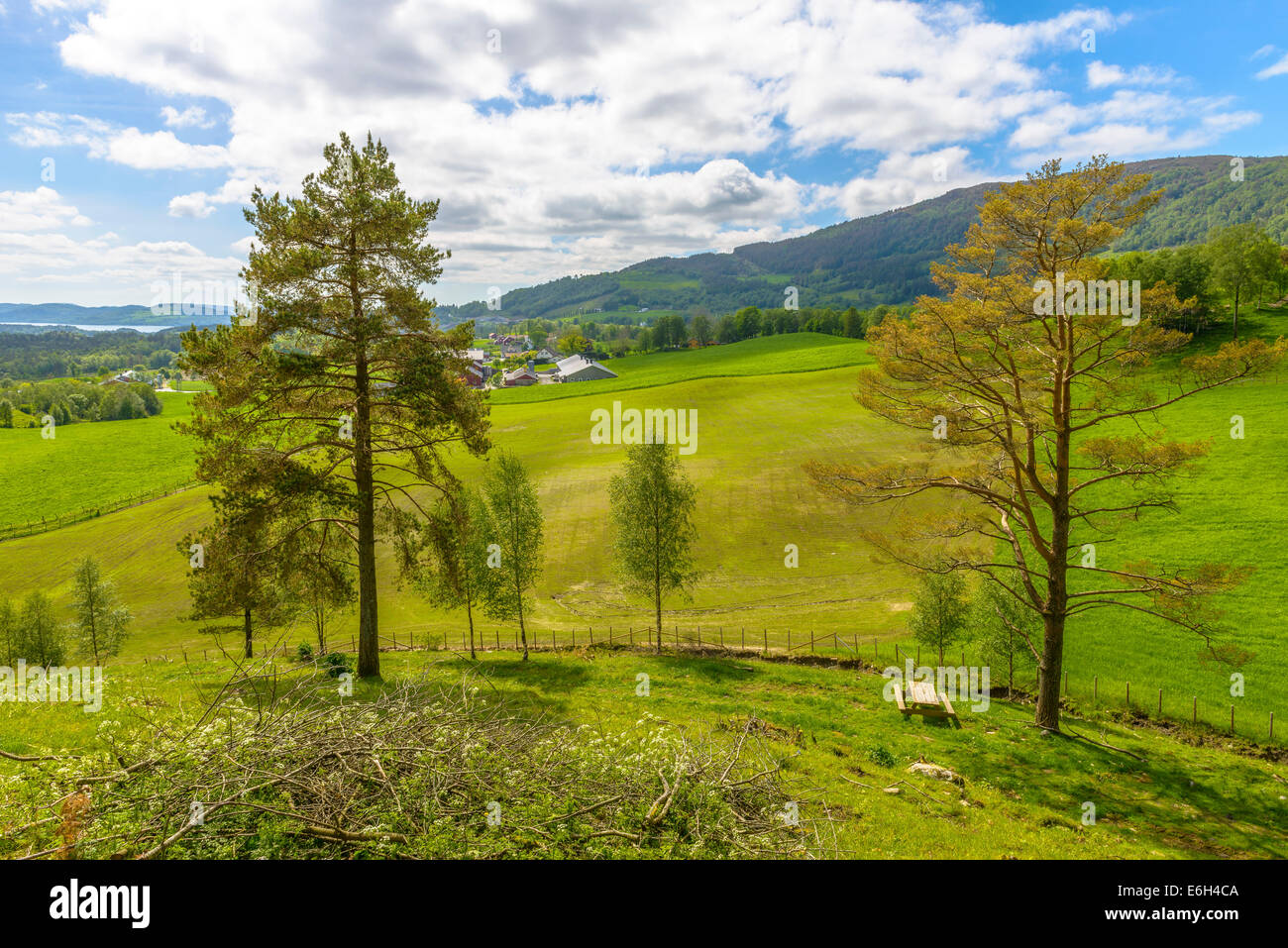 beautiful Norway scenery in a sunny spring day Stock Photo - Alamy