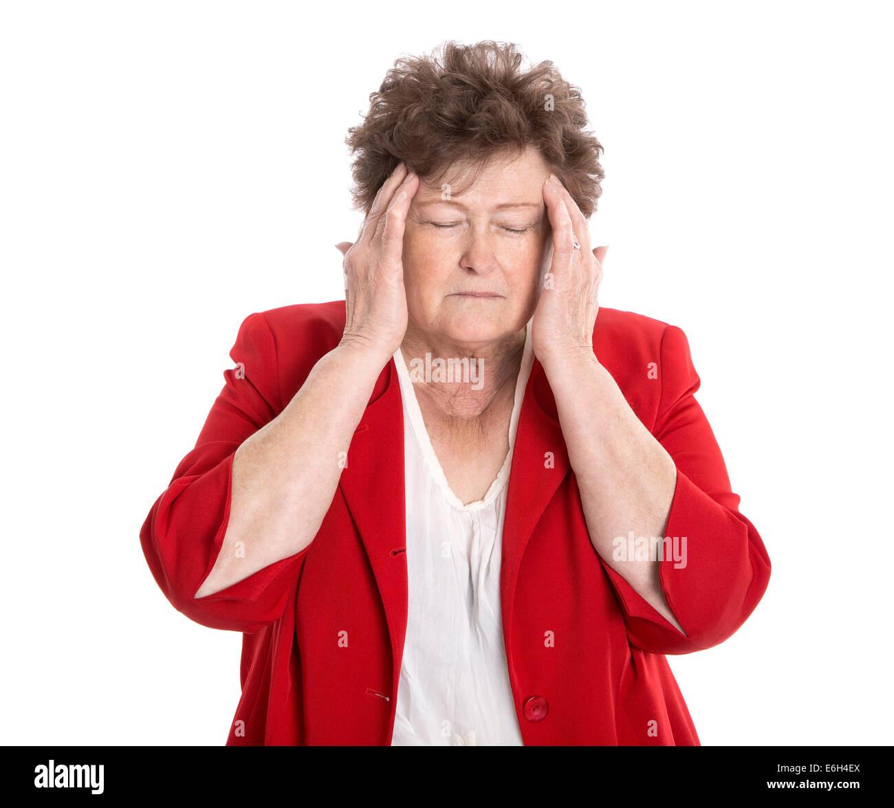 Sad old woman isolated elderly hi-res stock photography and images - Alamy