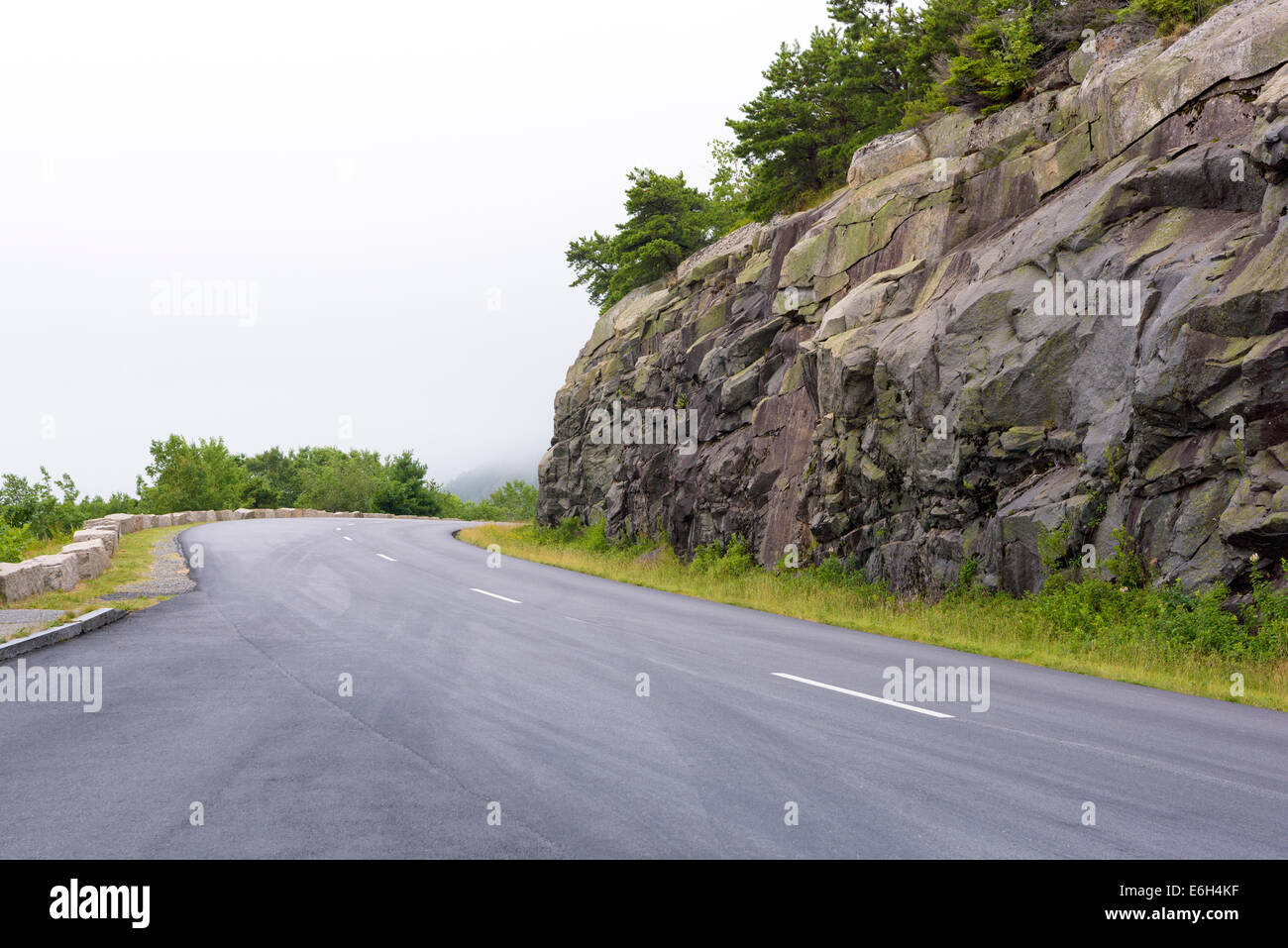 Loop Road, Acadia National Park Stock Photo - Alamy