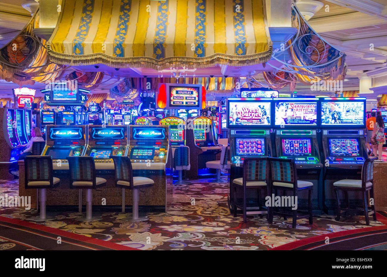 The interior of the Venetian hotel & Casino in Las Vegas Stock Photo ...