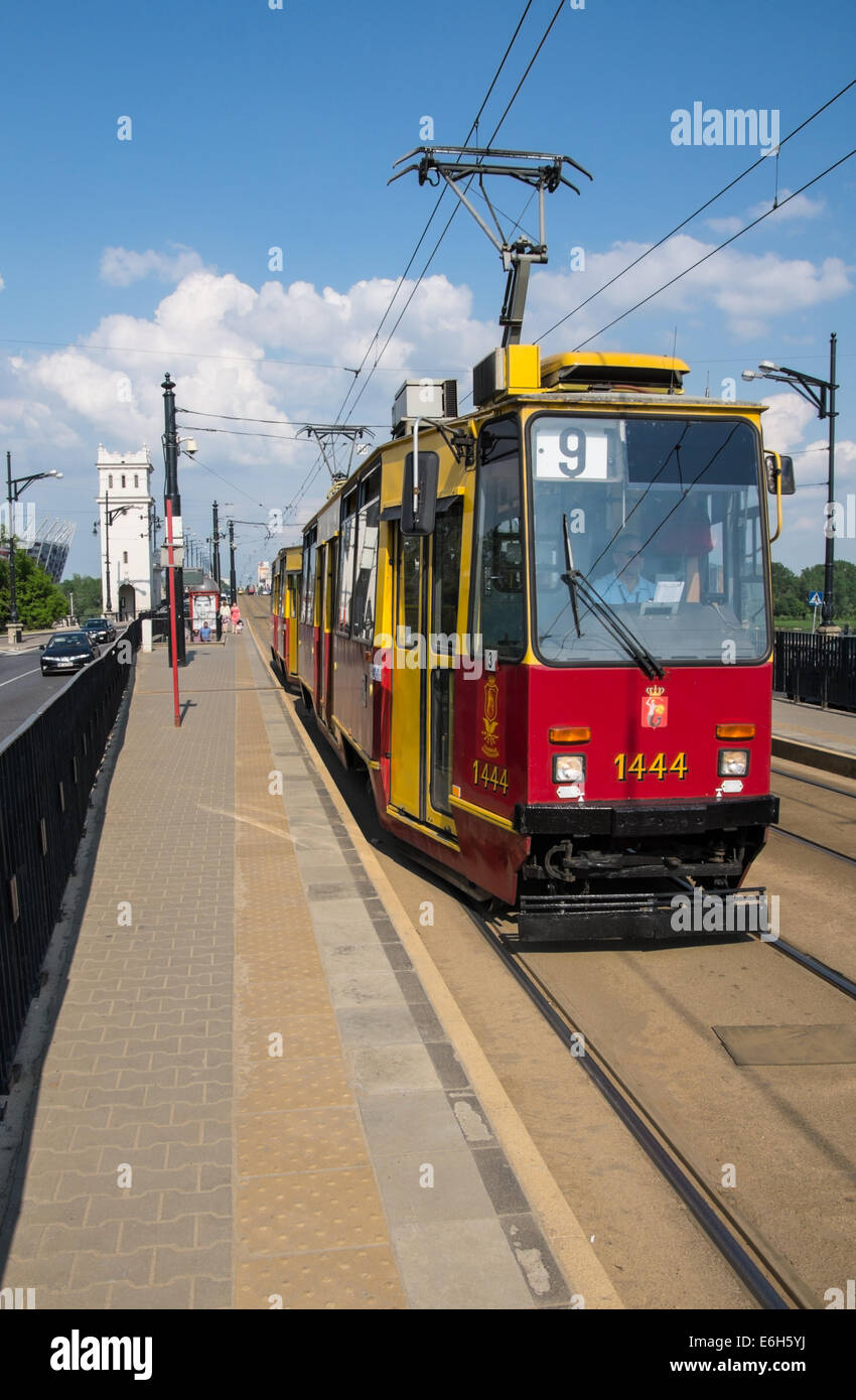 Warsaw poland tramway streetcar hi-res stock photography and images - Alamy