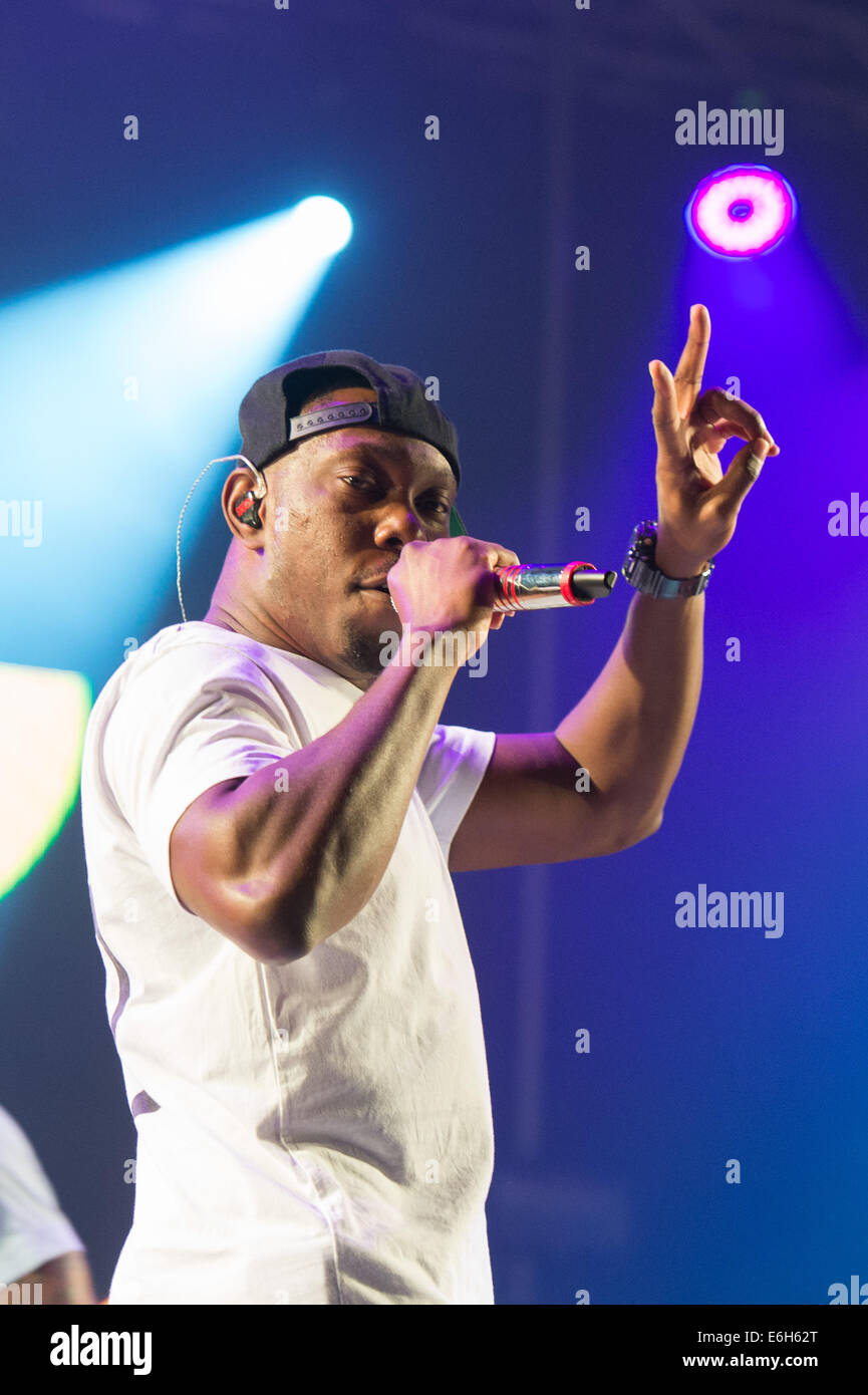 Southsea, UK. 23rd Aug, 2014. Victorious Festival: Dizzee Rascal ...