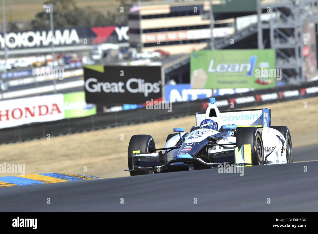 Sonoma, California, USA. 23rd Aug, 2014. Sarah Fisher Hartman Racing ...