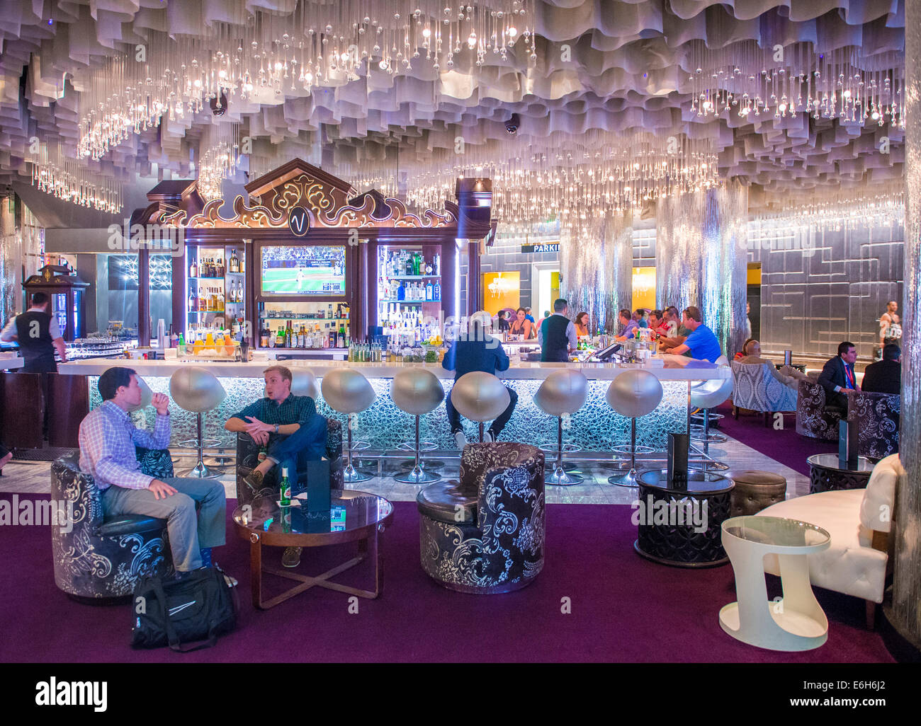 The Interior of Cosmopolitan hotel and casino in Las Vegas Stock Photo ...