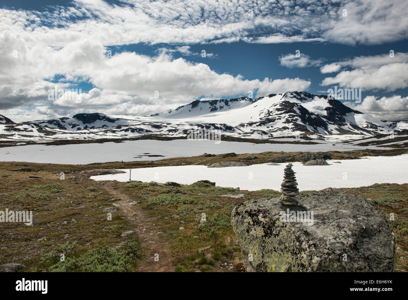 alpine scenery in Jotunheimen National Park, Norway Stock Photo - Alamy