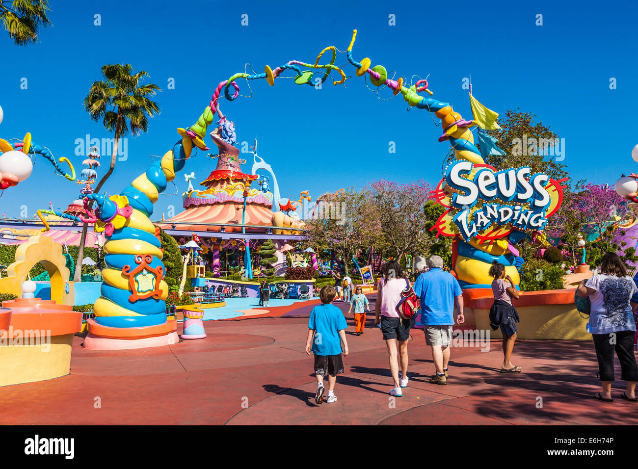 Seuss landing universal studios orlando hi-res stock photography and ...