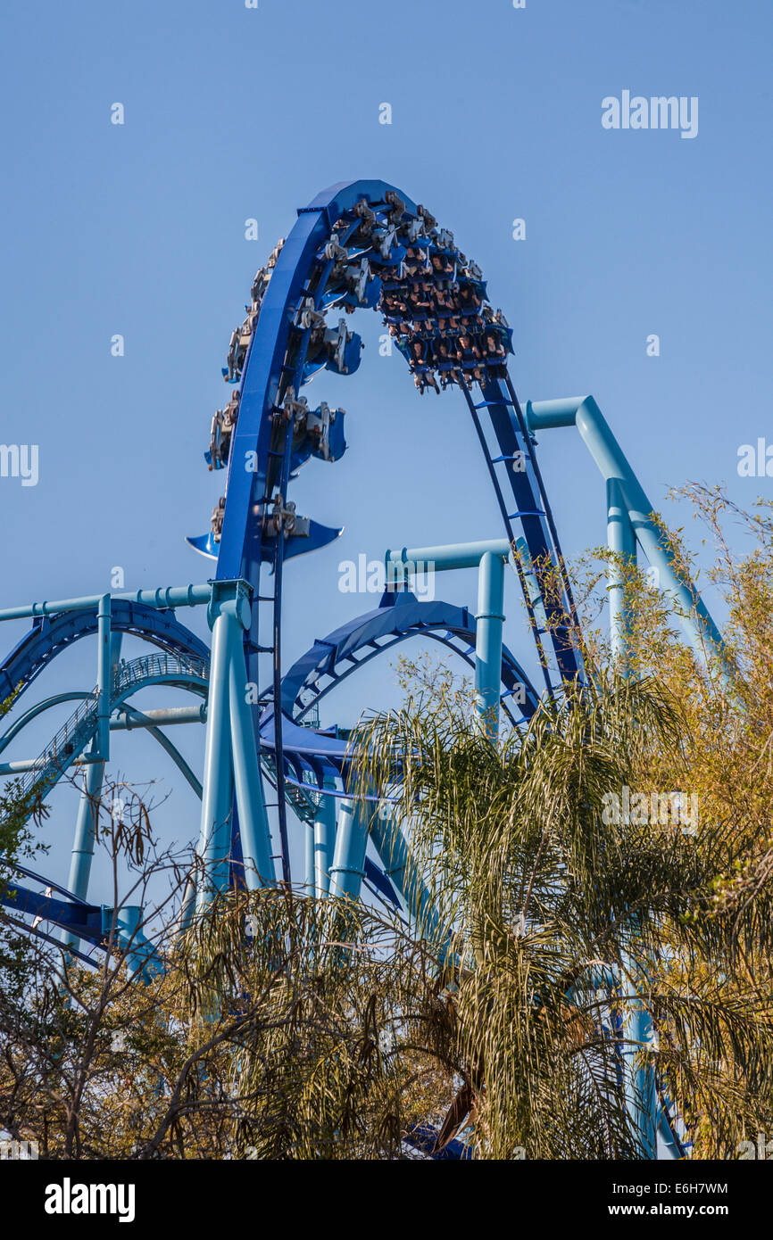 Roller coaster upside down hi-res stock photography and images - Alamy