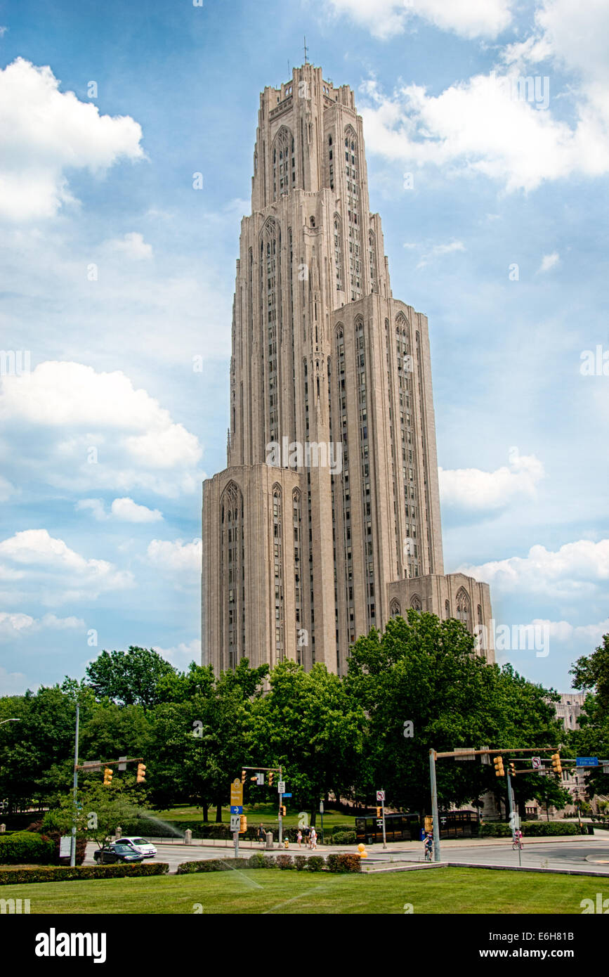 The Cathedral of Learning is the centerpiece of the University of ...
