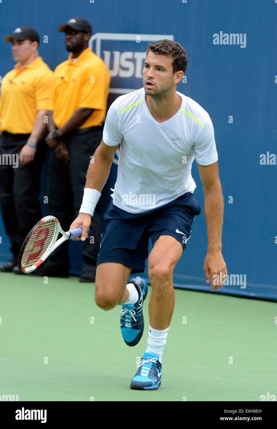 Flushing, NY, USA. 23rd Aug, 2014. Grigor Dimitrov in attendance for ...