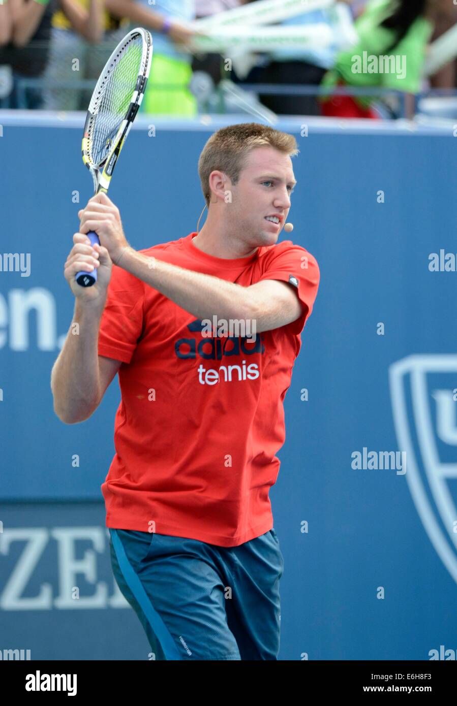 Flushing, NY, USA. 23rd Aug, 2014. Jack Sock in attendance for The 19th ...