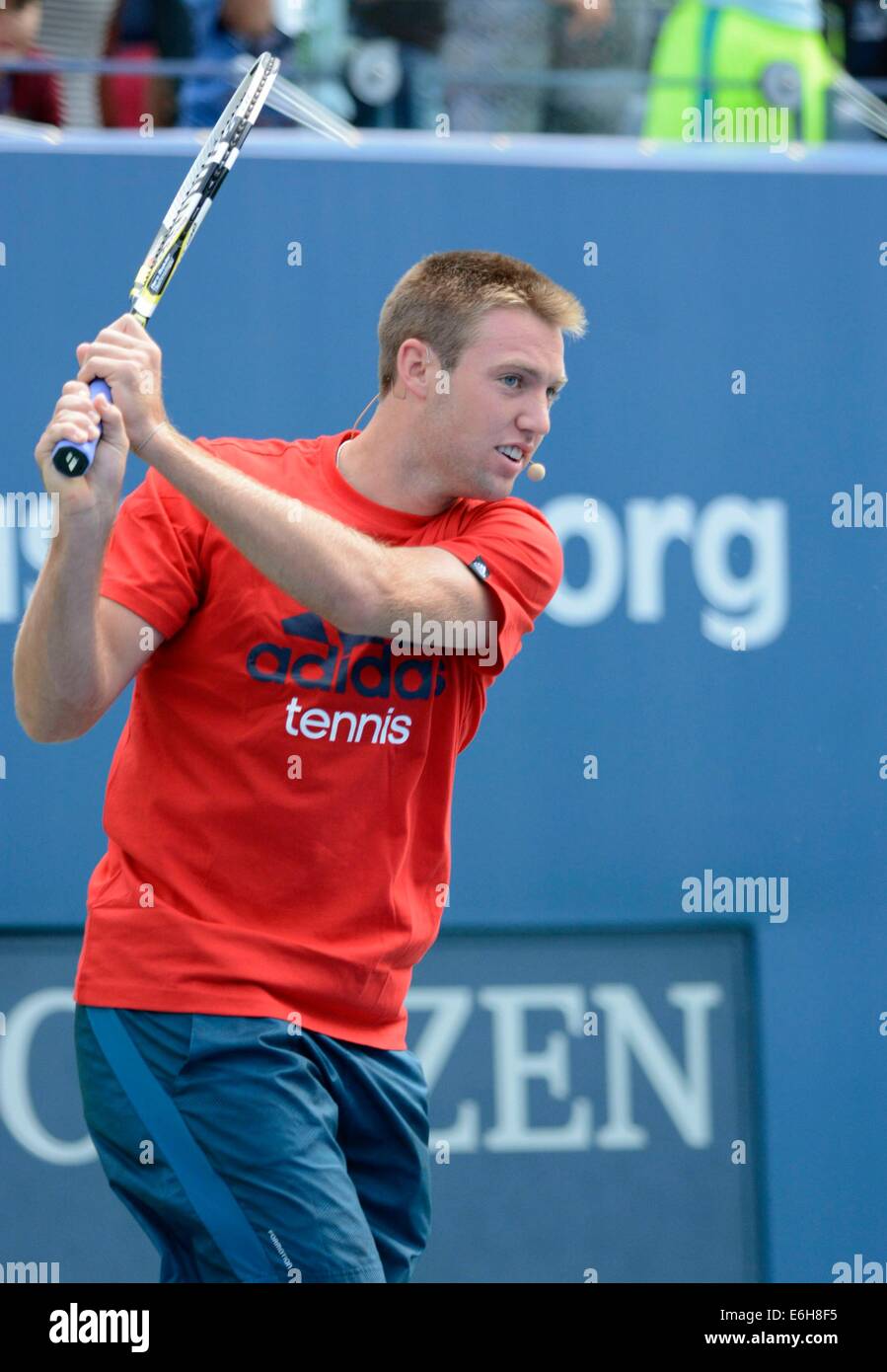 Flushing, NY, USA. 23rd Aug, 2014. Jack Sock in attendance for The 19th ...